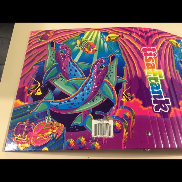 Lisa Frank | Office | Lisa Frank Fantastic World Dolphin Binder | Poshmark